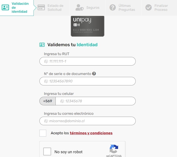 ¿Cómo solicitar la Tarjeta Unipay online?【2023】